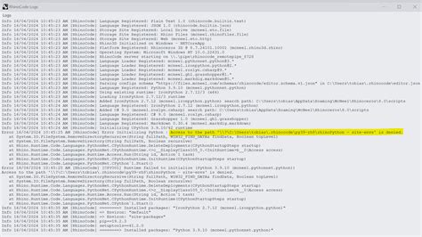 Python 39 Script Engine Cannot Load Properly Scripting Mcneel Forum