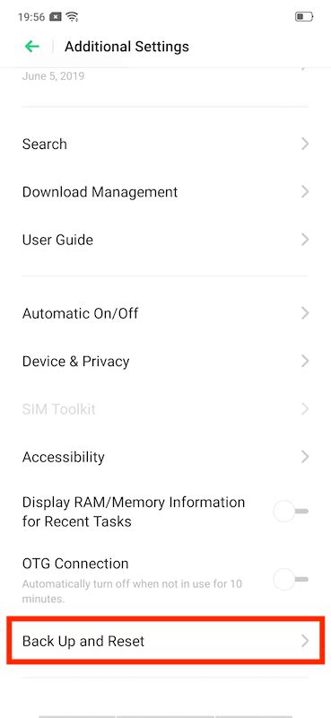 How To Factory Reset Realme X Step By Step Guide