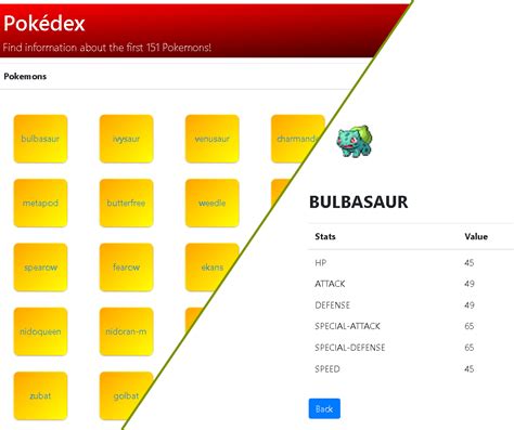 GitHub AdnanAAzad Pokedex Web App A Pokedex React Web App That Displays The First Pokemon