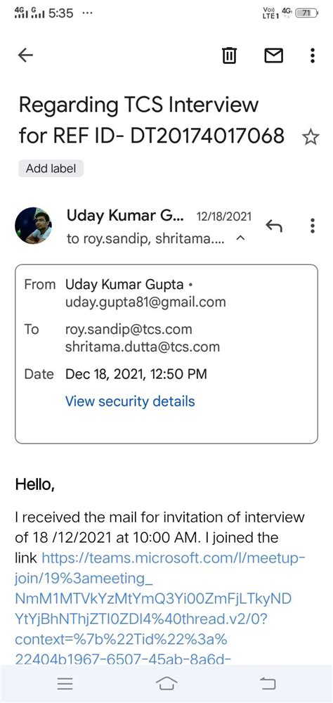 Er Uday Kumar Gupta On Linkedin Tcs Tcshiring Tcsindia