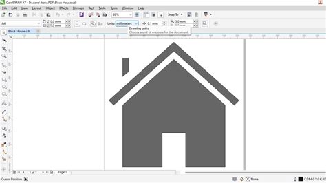 Coreldraw Me 🏘️ घर Kaise Banaye। Coreldraw Tutorial। Youtube