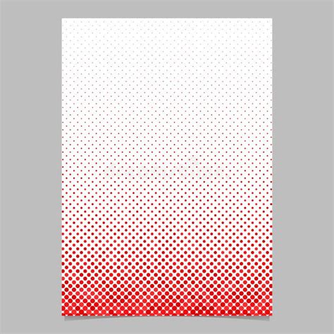 Red Abstract Dot Pattern Brochure Background Stock Vector Illustration Of Page Geometric