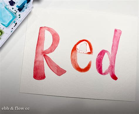 How To Mix Red Paint Yes It S Possible Ebb And Flow Creative Co