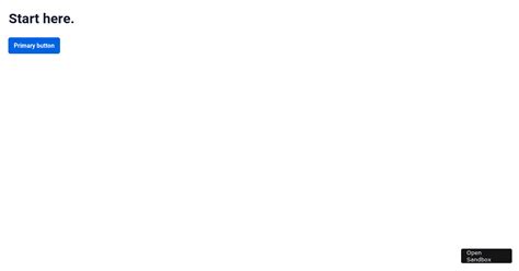 Create React App Codesandbox