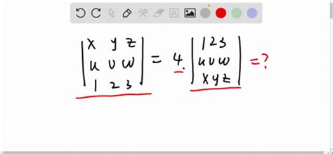 In Problems Use Properties Of Determinants To Find The Value Of Each Determinant If It Is