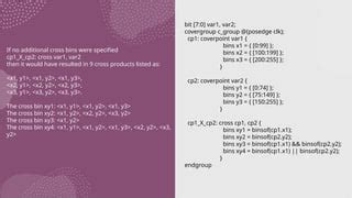 System Verilog Coverage Covergroup Coverpoint Cross Coveragepptx