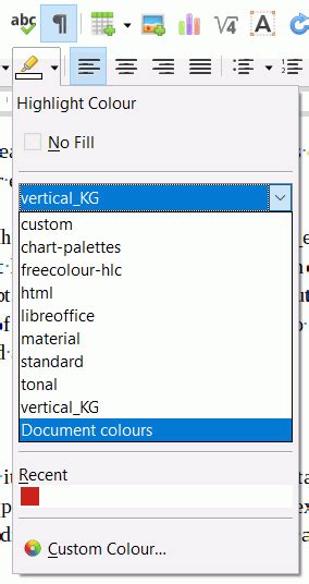 How Do I Create And Use Custom Highlight Colors By EarnestAl English Ask LibreOffice