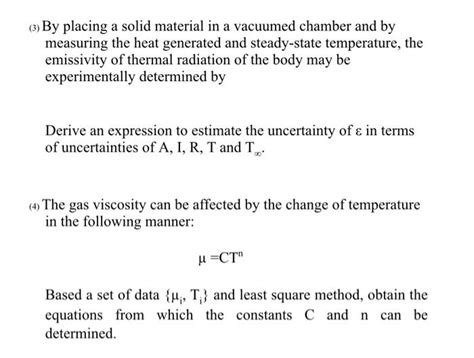 Solved 3 By Placing A Solid Material In A Vacuumed Chamber