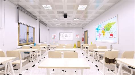 Classroom 02 3d Model 99 3ds Obj Fbx Max Free3d