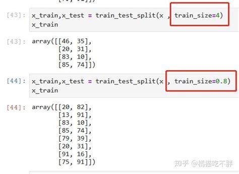 sklearn函数train test split分割训练集和测试集 知乎