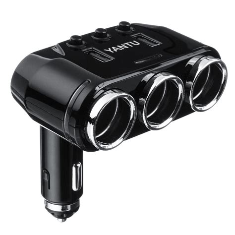 Dual Usb Poort Way Auto Sigarettenaansteker Spli Vicedeal