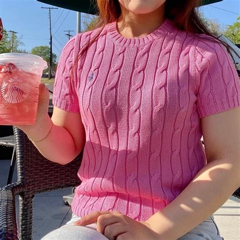 미국 당일 발송 폴로 랄프로렌 여성 반팔 니트 꽈배기 신상 22 Ss 3컬러 [빠른배송 ️]