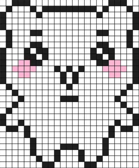 Chiikawa Perler Perler Bead Pattern Bead Sprites Characters Fuse Bead Patterns