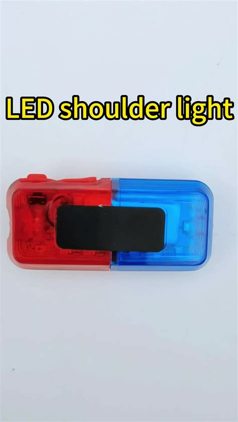 Outdoor Traffic Safety Rechargeable Led Strobe Flashing Shoulder Light