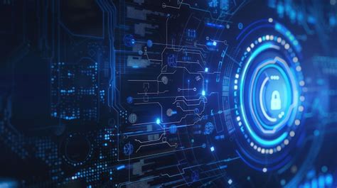 Cybersecurity And Digital Protection Abstract Representation Of Data Security Premium Ai