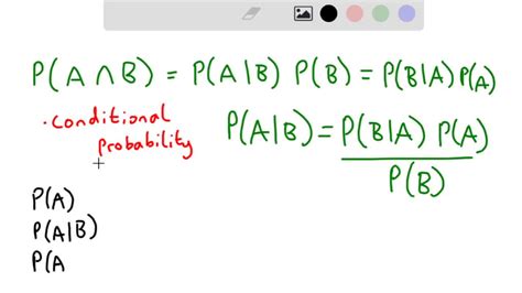 SOLVED Given Events A And B From A Probability Space Where P B 0 Prove Bayes Theorem P A