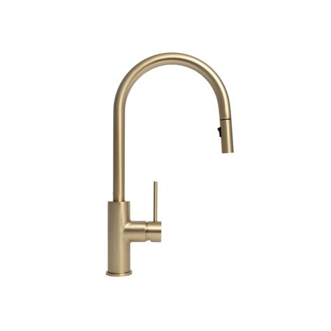 Mira Brushed Brass Gold Pull Out Mixer Archipro Au