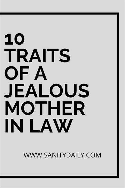 WHO ARE JEALOUS MOTHER IN LAW