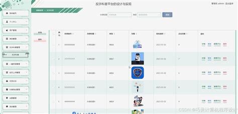 Javavue计算机毕设反诈科普平台的设计与实现【开题程序论文源码】 Csdn博客