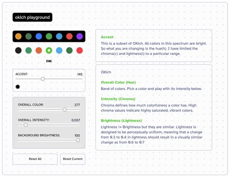 Interactive Post On Oklch Color Space Llimllib Notes