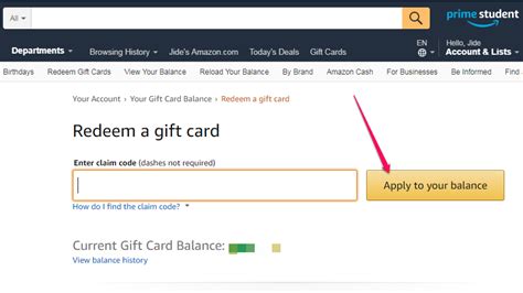Redeem Or Add Amazon Gift Card Code To Amazon Account Step By Step OgbongeBlog