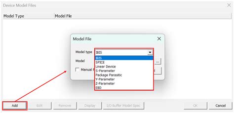 Analysis Part Setup Dialog Parameters
