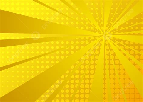 Yellow Halftone Comic Style Background Cool Dotted Texture Pattern Abstract Design Background