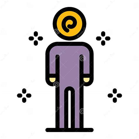 人类催眠图标彩色轮廓矢量图 库存例证 插画 包括有 扩大化 查出 男人 头脑的 催眠状态 头脑 232825960