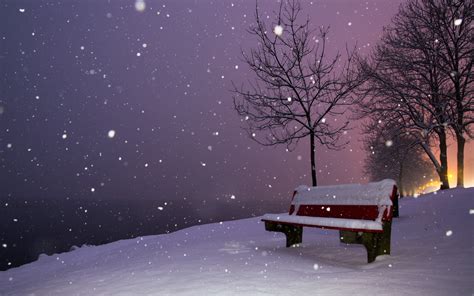 Обои На Рабочий Стол Зима Снег Падает 63 фото