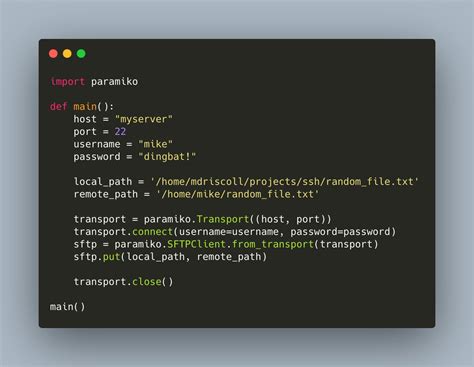 Mike Driscoll On Twitter Did You Know You Can Ssh Using Python One