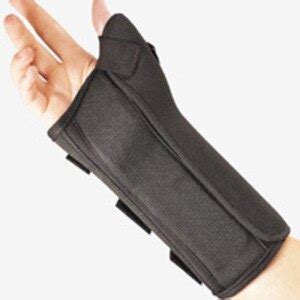 Pro Lite Wrist Splint W Abducted Thumb Black FSA Eligible CVS