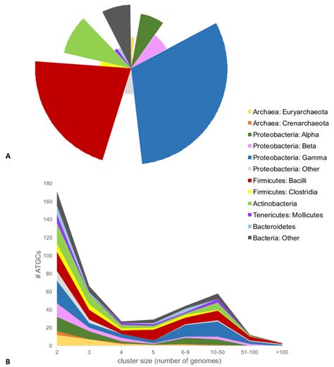 Distribution Of Archaeal And Bacterial Taxa In The Aligned Tight Download Scientific Diagram