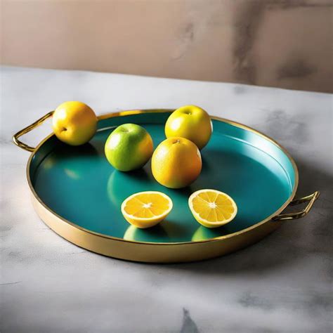 Vintage Inspired Metal Serving Tray