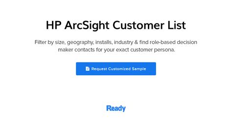 List Of 1 550 Hp Arcsight Customers