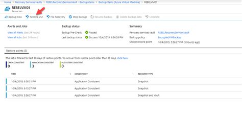 step by step guide how to backup restore encrypted azure vm using azure backup rebeladmin