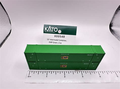 53 Intermodal Container EMP Green N Scale Kato USA Online Store
