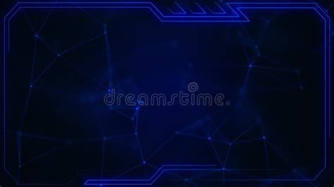 Blue Plexus Digital Data Connections Technology Background Stock Video Video Of Cyberspace