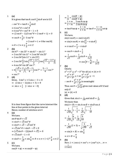 11 Trigonometric Functions Explanations Pdf Mathematical Objects Triangle Geometry