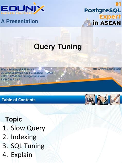 Equnix Postgresql Query Tuning Pdf Database Index Array Data Structure