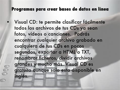 Programas Para Crear Base De Datos By Grecia Flores