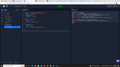 Managing Packages With Npm How To Pass Tests Without Replit Javascript The Freecodecamp Forum