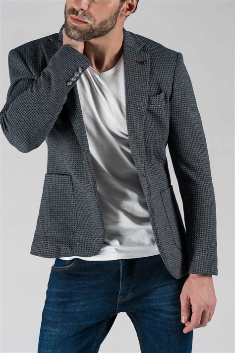 Мужской пиджак casual в мелкую клетку. Арт.:2-1329-5 – купить в ...