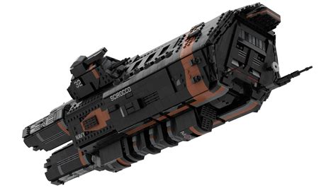Mcrn Scirocco Lego Model The Expanse Spaceship Design
