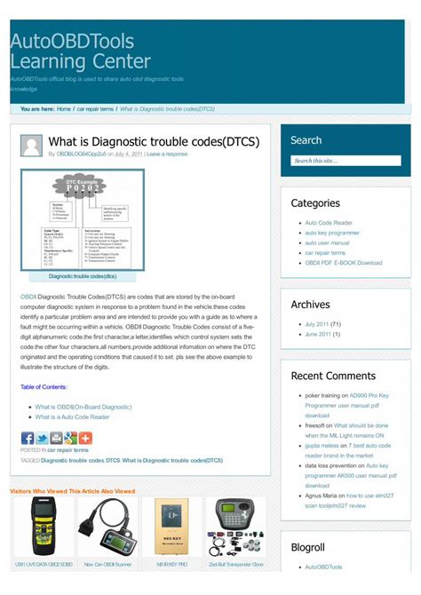 Pdf What Is Diagnostic Trouble Codes Dtcs Dokumen Tips