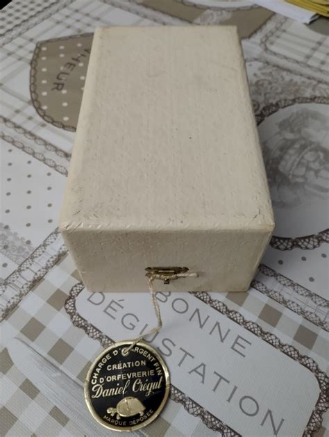 Timbale Et Rond De Serviette Ancienne Dans ça Boit Dorigine Daniel Cregut Argenté