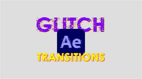 Top 10 Glitch Transitions Pack For After Effects