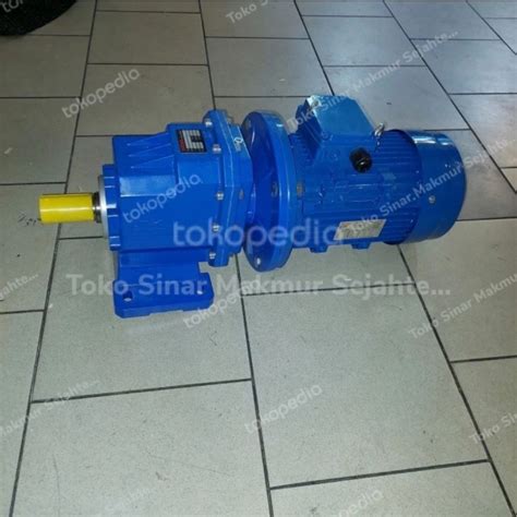 Jual HELICAL GEAR MOTOR 5 5 HP 4 KW 3 PHASE RATIO 38 FOOT MOUNTED Jakarta Barat Toko Sinar