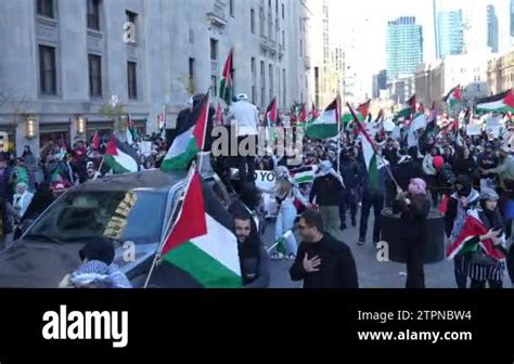 Anti War March In Toronto By Palestinians Against Israels Aggression In