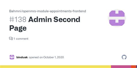 admin second page · issue 138 · bahmni openmrs module appointments