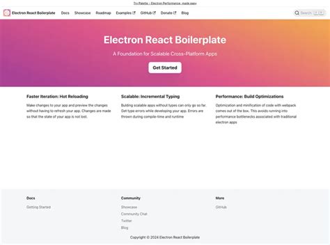 Electron React Boilerplate By Electron React Boilerplate A React Template Built At Lightspeed
